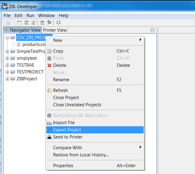 Storing CSV Files on the Printer Using ZBI Developer