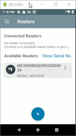 123RFID Mobile: Adjust Antenna Power Level
