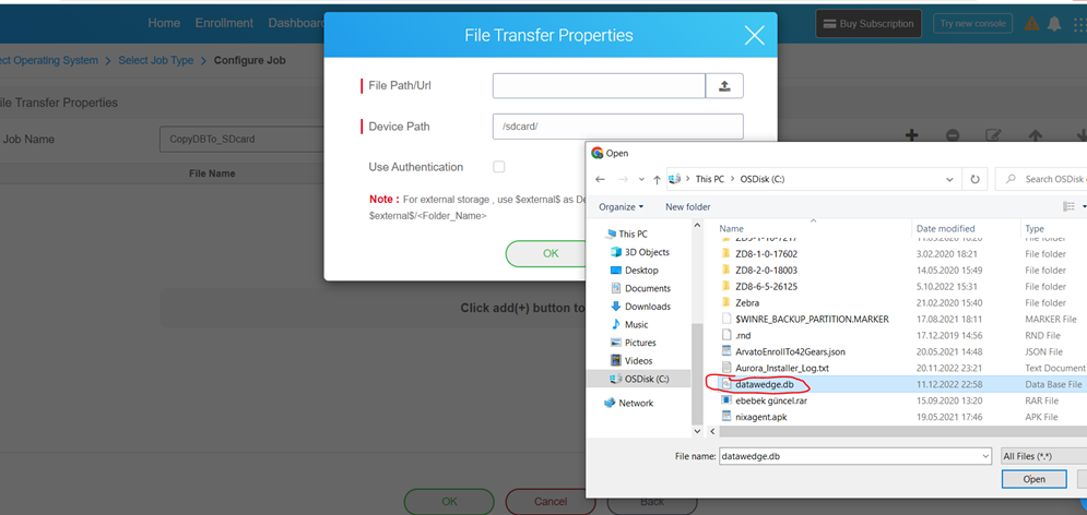 Distributing DataWedge Profiles via 42Gears