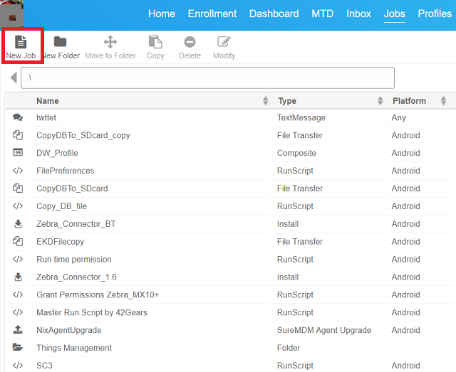 Distributing DataWedge Profiles via 42Gears