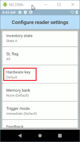 Trigger für DataWedge-RFID-Lesen auf Android 10-Geräten aktivieren
