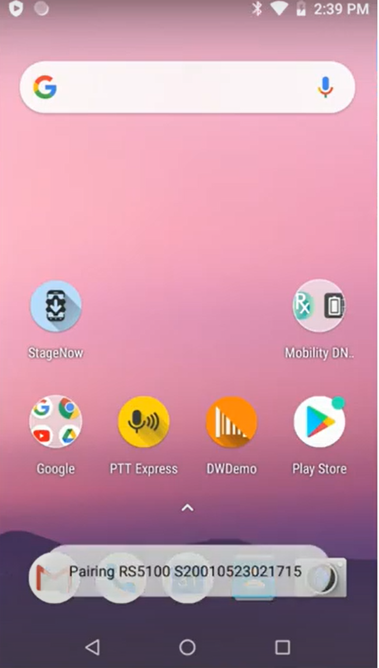 Update Zebra RS5100 Firmware Using StageNow