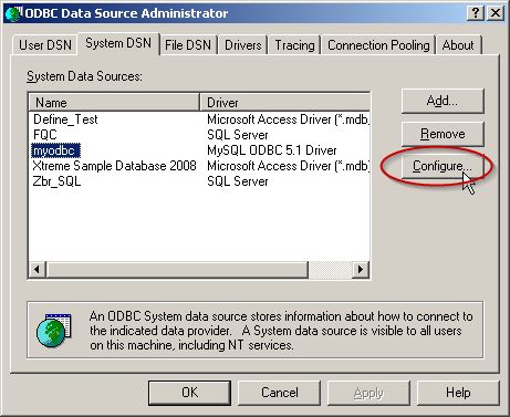 Come connettersi a un database MySQL in CardStudio