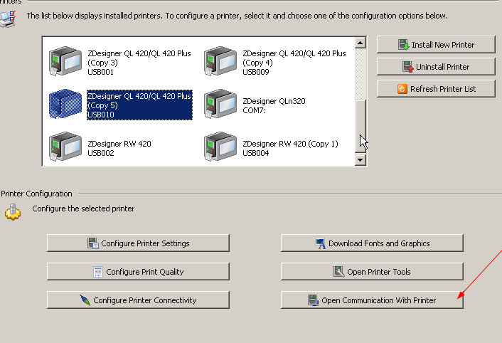 Displaying a Mobile Printer 2Key Report Using the Front Panel Buttons ...