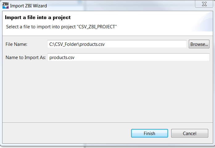 Storing CSV Files on the Printer Using ZBI Developer