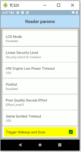 Konfigurieren Sie die Single Trigger Wakeup- und Scan-Funktionalität