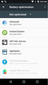 Configure Battery Optimization in Android
