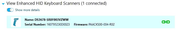 Connecting Bluetooth Scanners to VC80 Windows 10