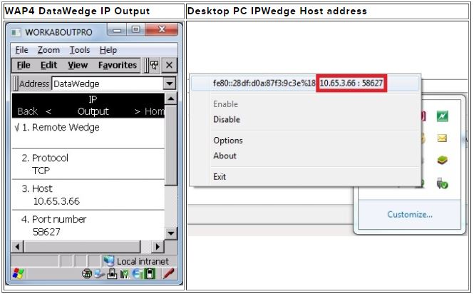 WAP4 DataWedge v3.7 - IPWedge Configuration