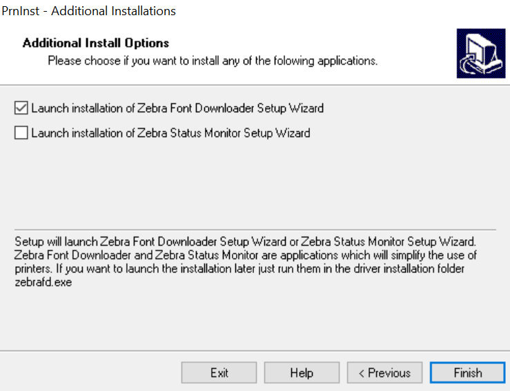 Instale a impressora Zebra usando o driver v5