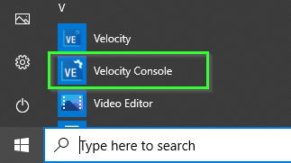 Velocity Console: Basic Host Setup and Deployment