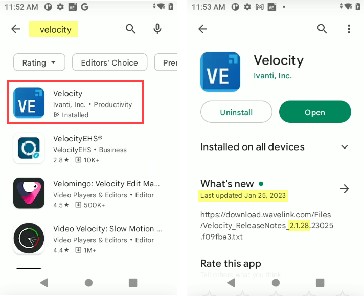 Velocity: Client Version 2.1.28 Resolves Slow Key Response Caused By ...