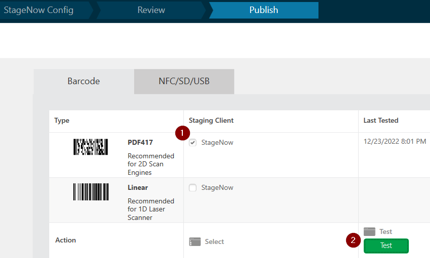 StageNow를 통해 Zebra Android 장치를 Workspace ONE(AirWatch)에 등록(외부 서버 사용)