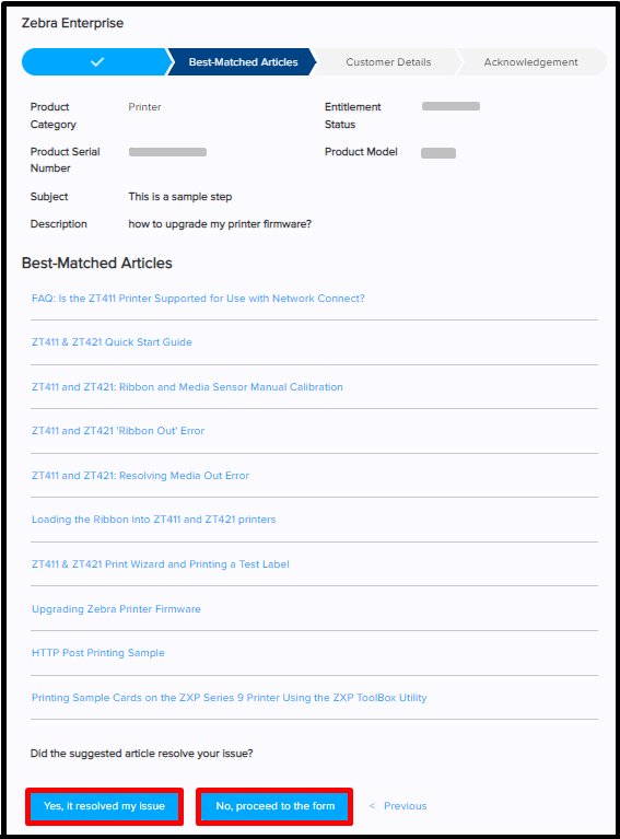 Site Guide: Create Case Online Submission Form