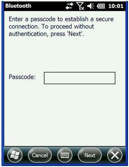 Windows Embedded Handheld 6.5: Bluetooth 프린터 페어링