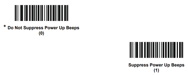 Beeper Configurations for Handheld Scanners