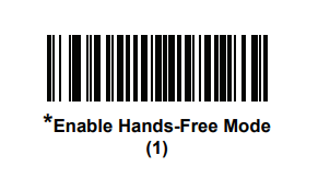 Enable Hand Held Trigger Presentation Mode and Hands Free Mode for ...