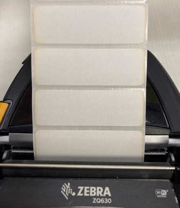 Zebra Mobile Printer Feeding Blanks Using Gap Labels