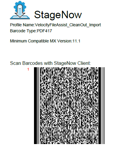 StageNow MX Trigger Velocity File Assistant to Remove All Deployment ...