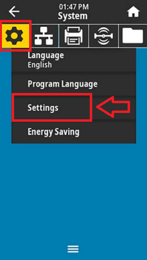 Enable Batch Counter Display on Printers with Color Touch Display