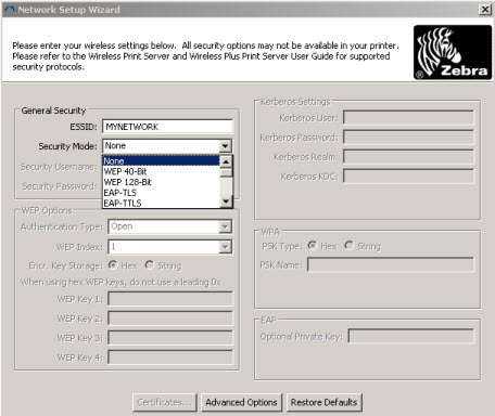Configurer ou configurer une imprimante Zebra sans fil ou Bluetooth à l ...
