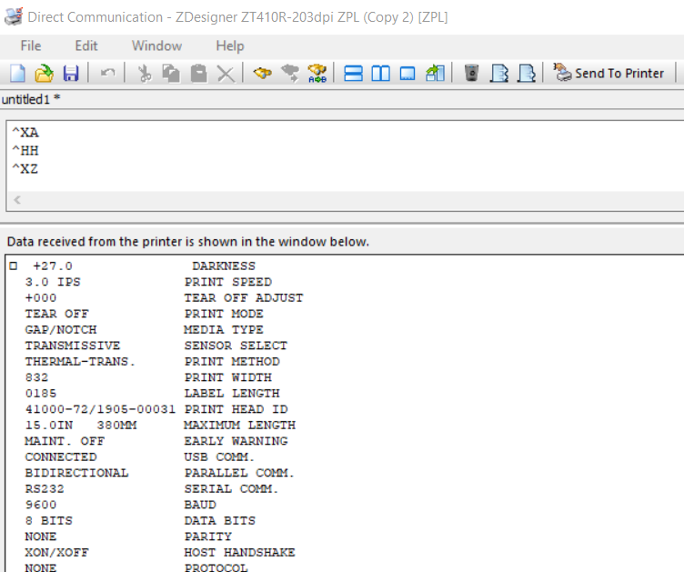 Copie a configuração da impressora para a unidade flash USB