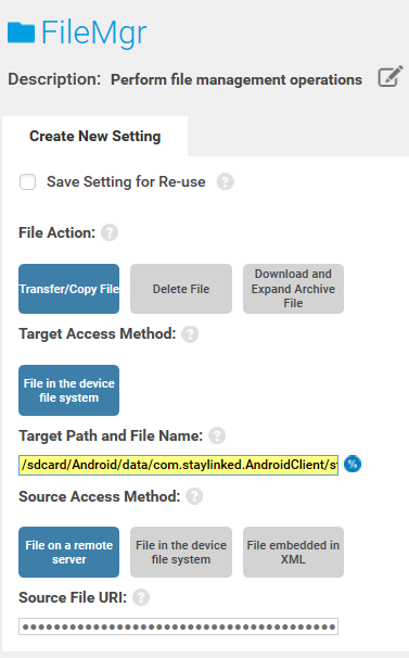 ¿Cuál es la ruta del archivo StayLinked SmartTE staylink.ini para StageNow?