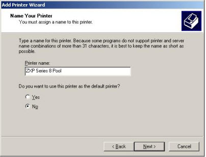 Setting up Printer Pooling for Card Printers