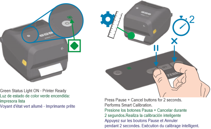 ZD420D and ZD420T Quick Setup Guide