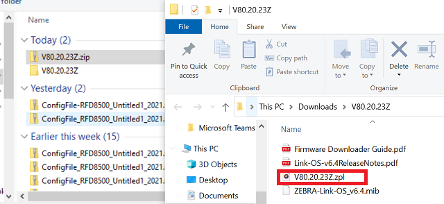 Upgrading Zebra Printer Firmware