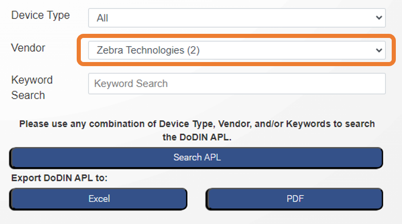 List of Zebra Mobile Devices Approved for the U.S. Department of ...