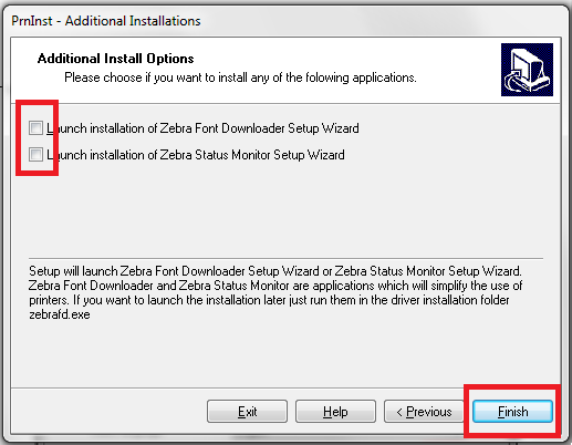 Zebra Setup Utilities: Install a USB Driver or a Network Driver Using ...
