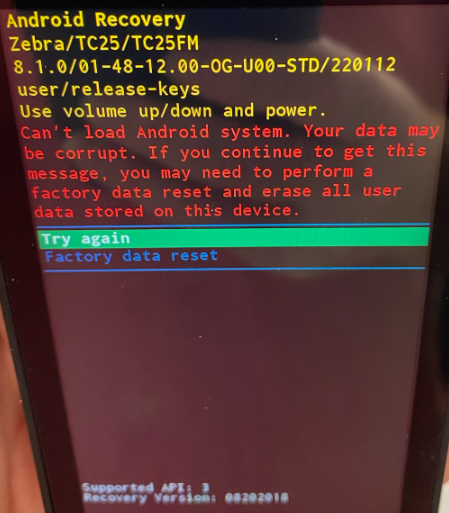 Rescue Party on Android 8.0