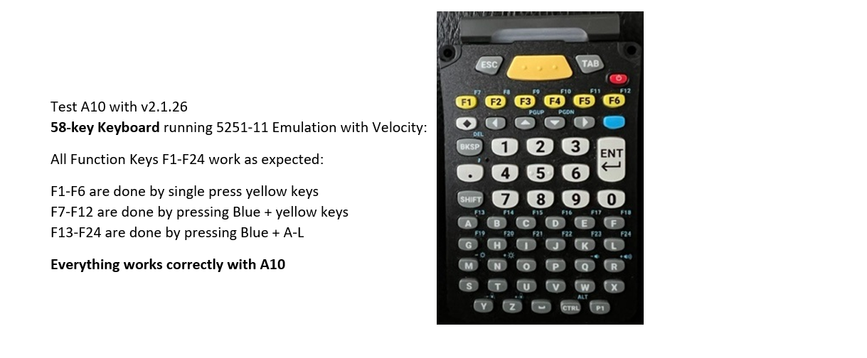 MC9300 Key Mapping Issues with Android 11 and Velocity Using 53-Key 5250 and 58-Key Standard ...