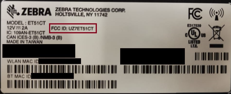 ET5X : Qu'est-ce que l'identifiant FCC et comment l'obtenir