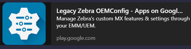 Zebra OemConfig Legacy Schema und MX Powered Schema in InTune