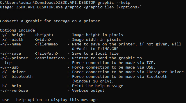 Converting an Image to a .grf Formatted File Using the Link-OS SDK ...