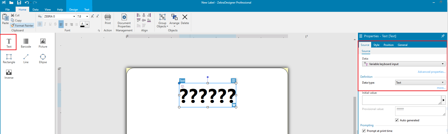 Creating 2D Barcode Using DataMatrix Barcode Based on Keyboard Input in ...
