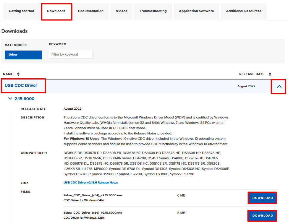Emulieren eines COM/Seriellen Ports über USB mit dem CDC-Treiber