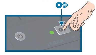 ZD200 Series Printer Feed Button Modes