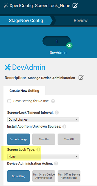 StageNow: Disabling the Screen Lock on Zebra Android Device When ...