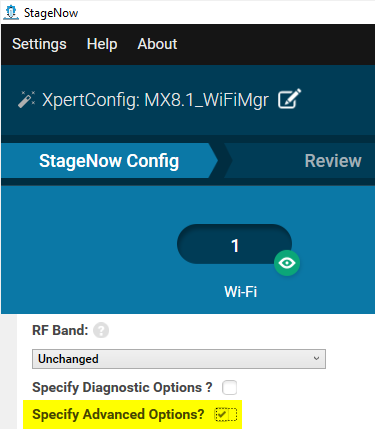 Disable MAC Randomization via StageNow