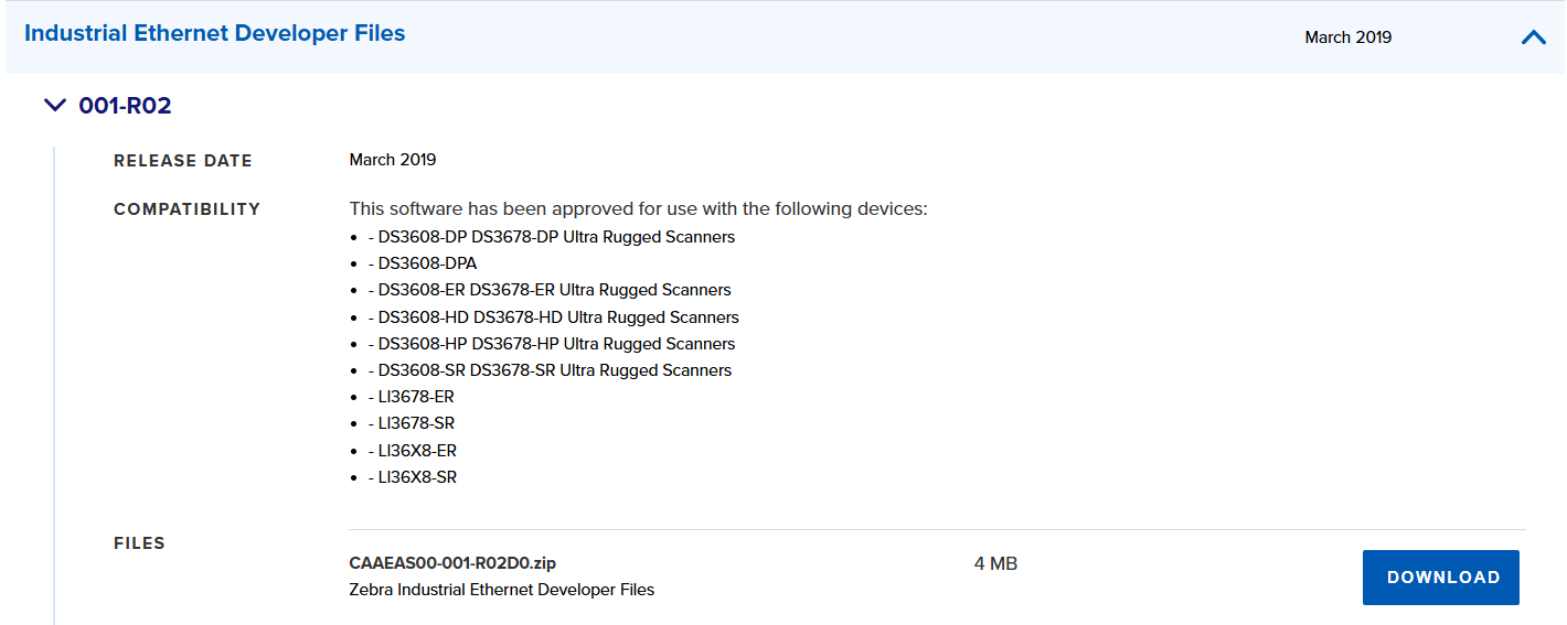 EA3600: Download GSDML File