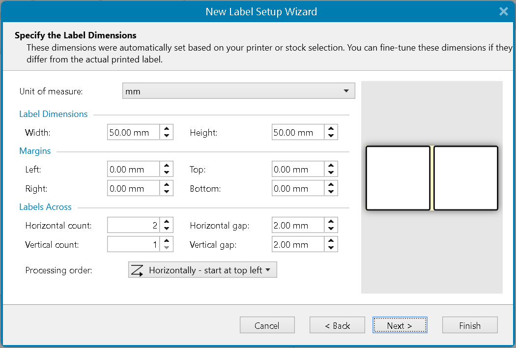 ZebraDesigner v3 Kullanarak Çoklu Etiketlerin Yan Yana Oluşturulması