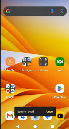 Removing Suggested Icons from the Device’s Home Screen