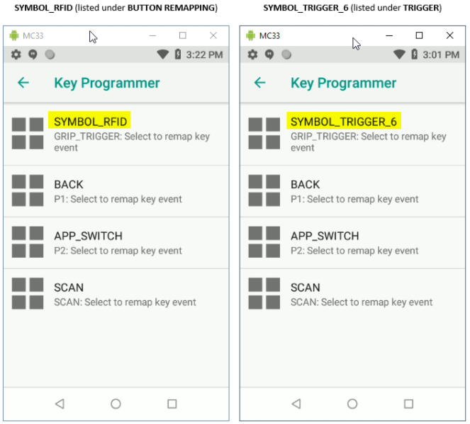 Enable Trigger for DataWedge RFID Read (Android Oreo)