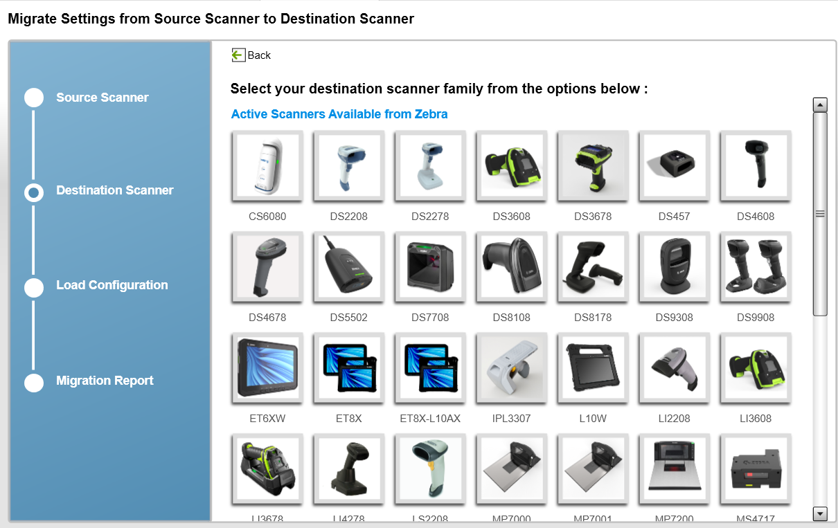 Retrieve Scanner Configuration Using 123Scan