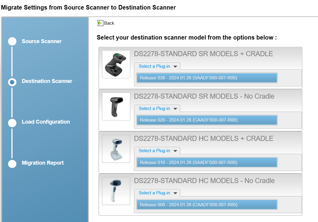 Retrieve Scanner Configuration Using 123Scan