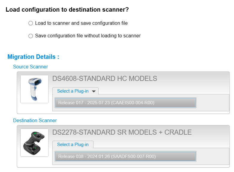 Retrieve Scanner Configuration Using 123Scan