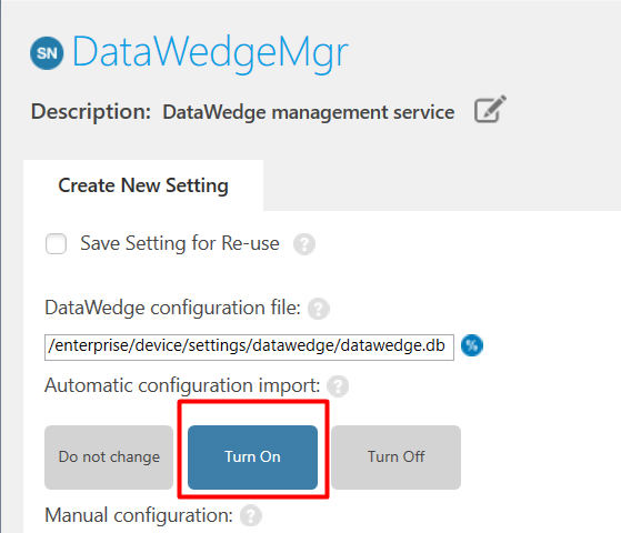 The DataWedge Auto Import Using StageNow
